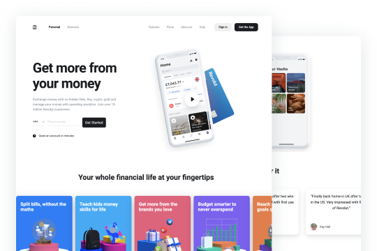 Revolut Clone - Webflow